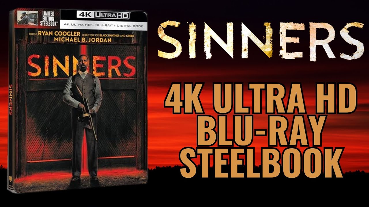 Sinners 4K Ultra HD Blu-ray Limited Edition Collectible Steelbook - YouTube