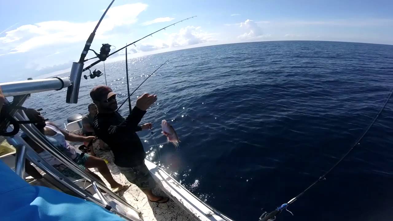 Wrench Fishing Red Snapper - YouTube