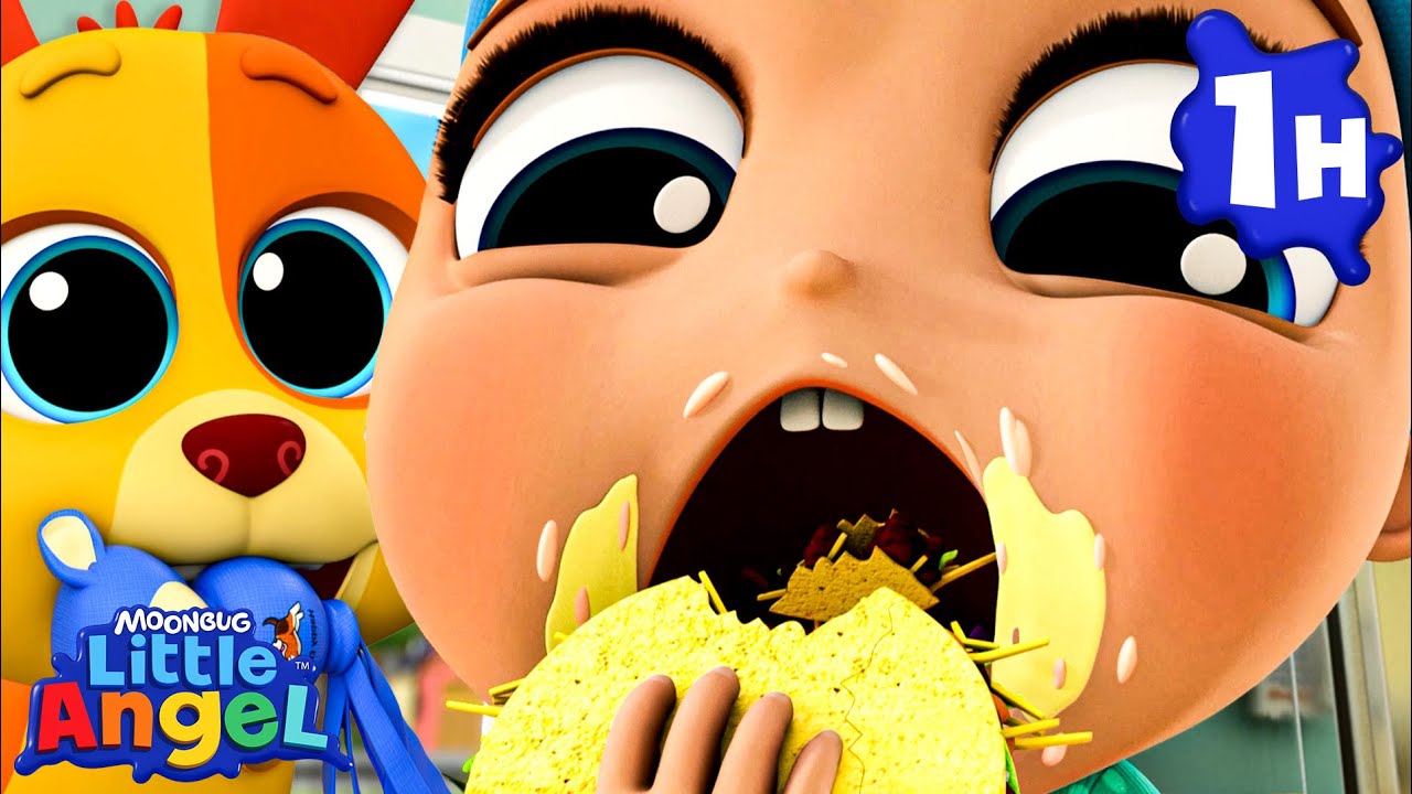 Snack Song | Little Angel | Melody Time: Moonbug Kids Songs - YouTube