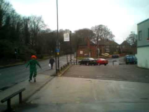 Paul Cowler Dressed up as the Riddler - YouTube