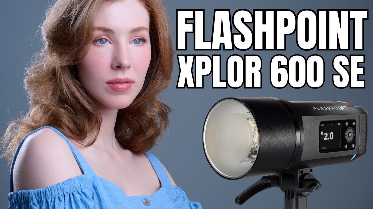 Studio Portraits Made Easy with the NEW Flashpoint XPLOR 600 SE - YouTube