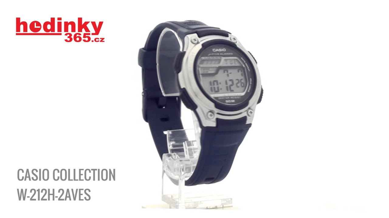 Casio Collection W-212H-2AVES - YouTube