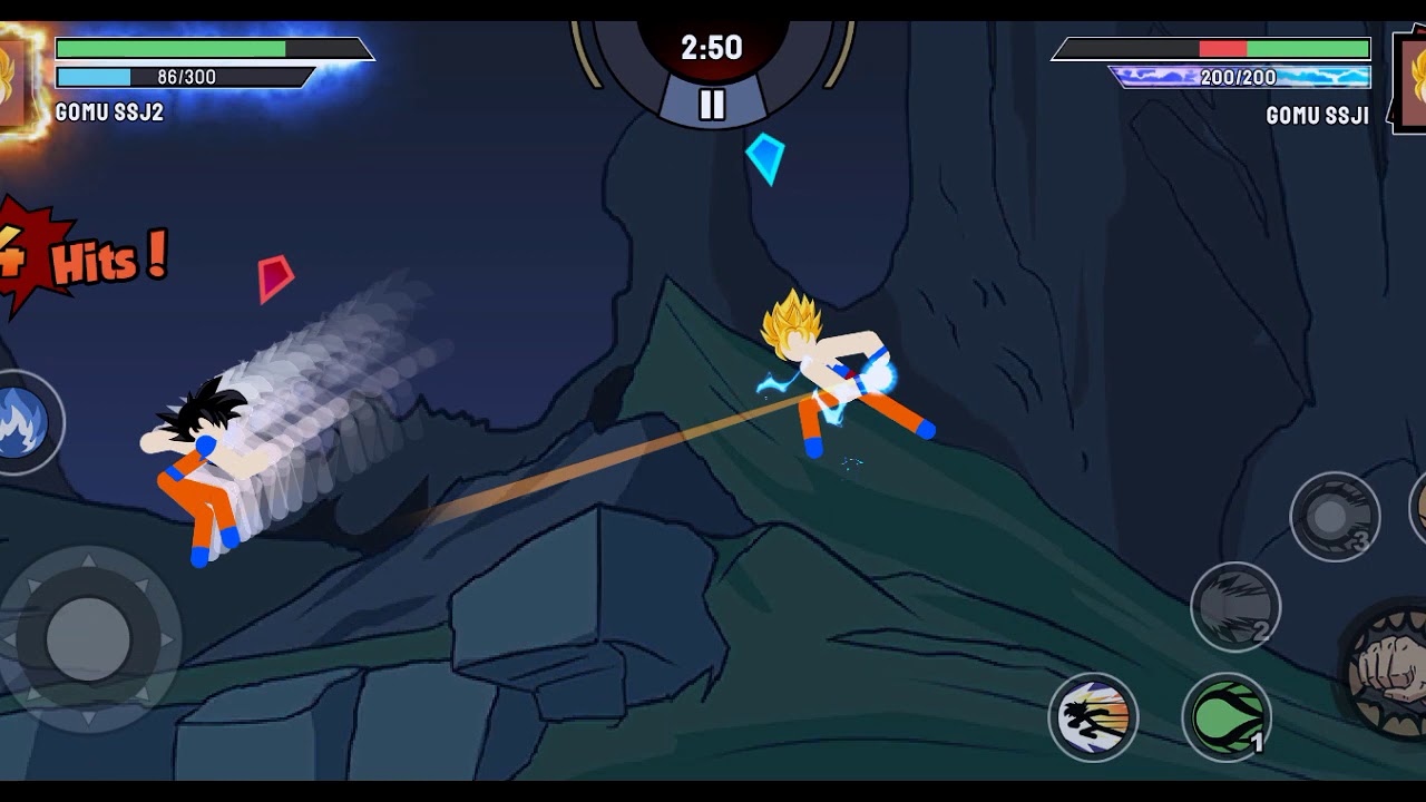 Dragon Ball Z stickman Edition .. Gokhu VS Gokhu fight - YouTube