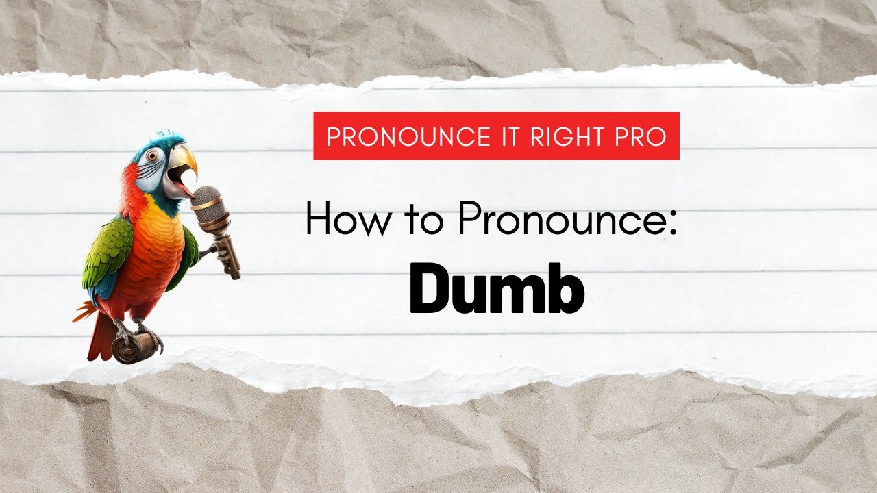 How To Pronounce Dumb YouTube how-to-pronounce-dumb-youtube