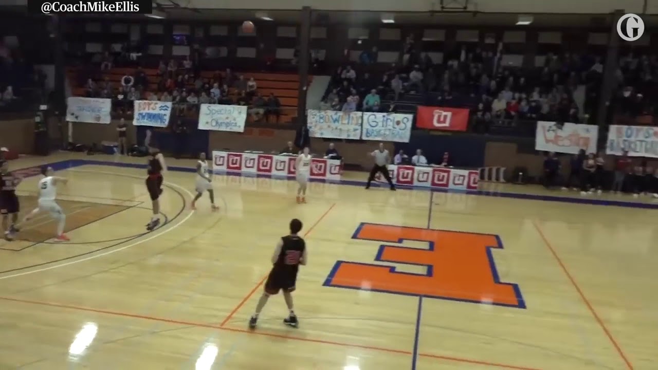 Incredible full-court shot on the buzzer wins basketball game - YouTube