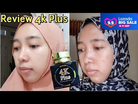 Review 4k plus whitening night cream | Cream Pemutih Wajah Yang Aman ...