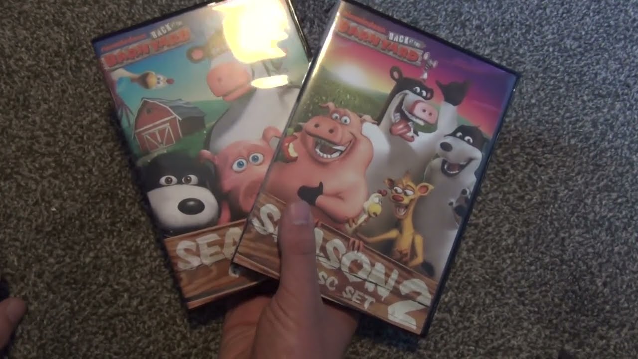 Back at the Barnyard Seasons 1 & 2 DVD Unboxings from Nickelodeon - YouTube