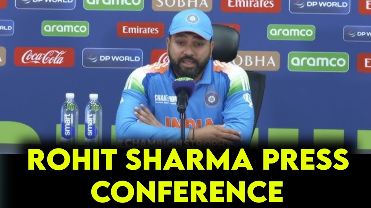 Rohit Sharma Press Conference Ahead India v Australia Semifinal CT 2025 ...