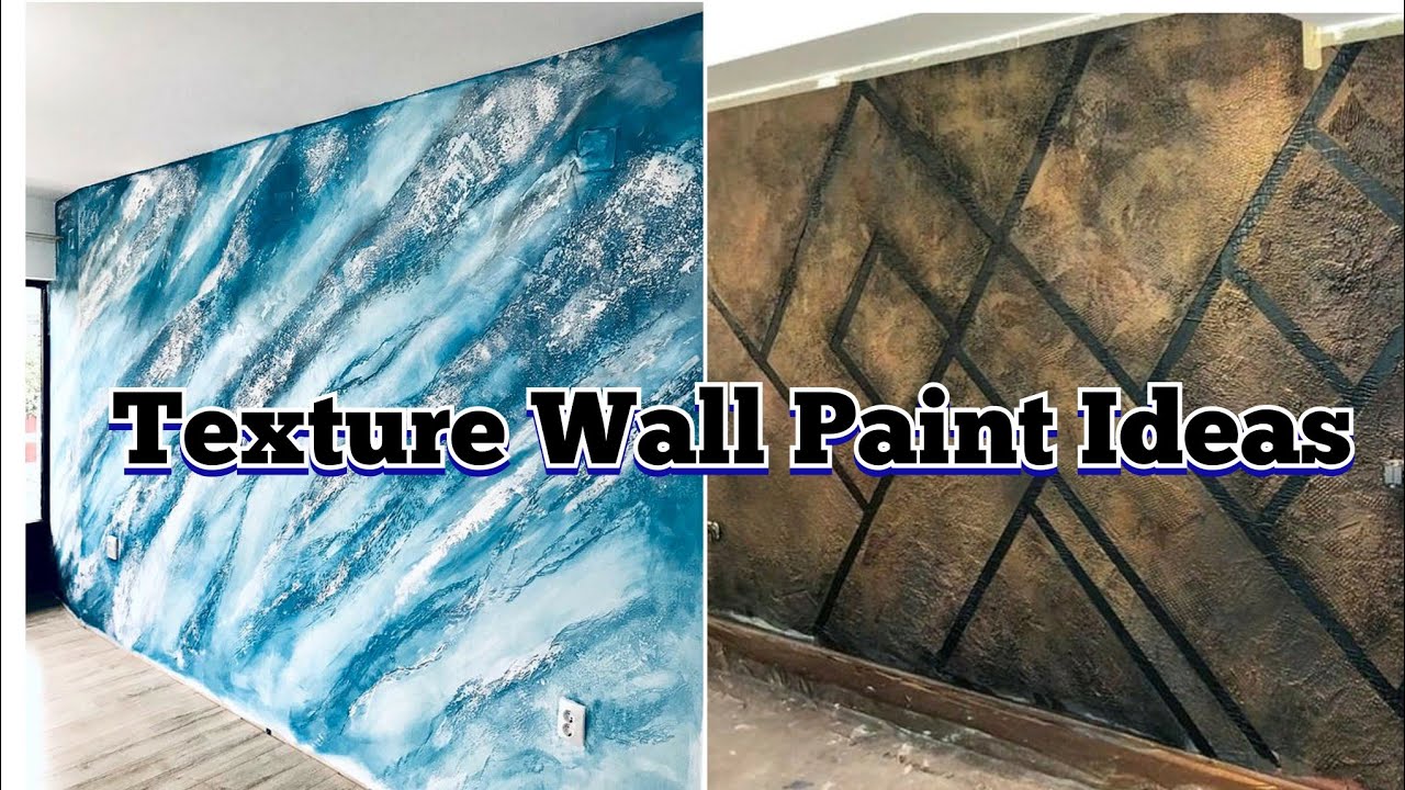 Texture Design for Single Wall Painting | Wall Texture Designs for Hall ...