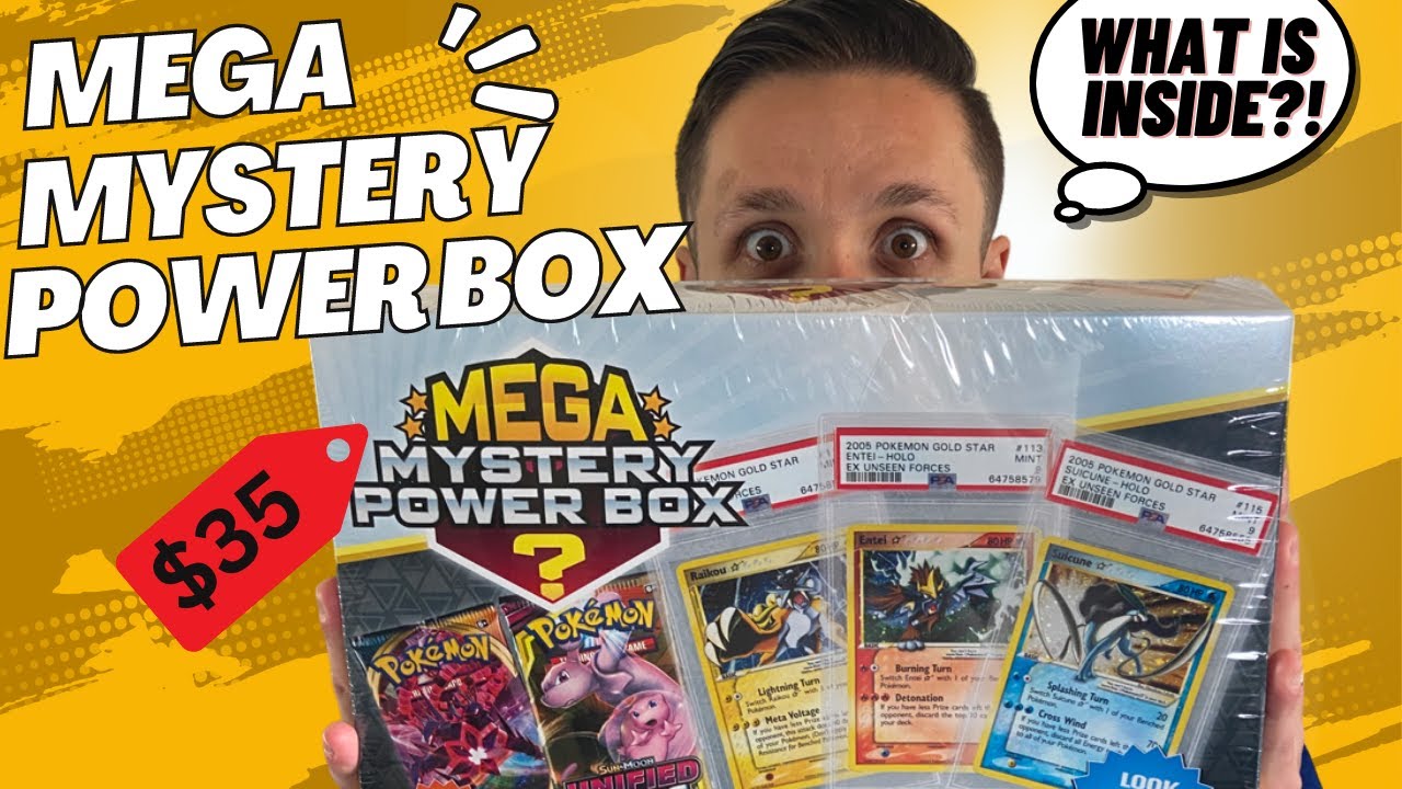 Is the MEGA MYSTERY POWER BOX.. ACTUALLY GOOD?! #Pokemon Mystery Box ...