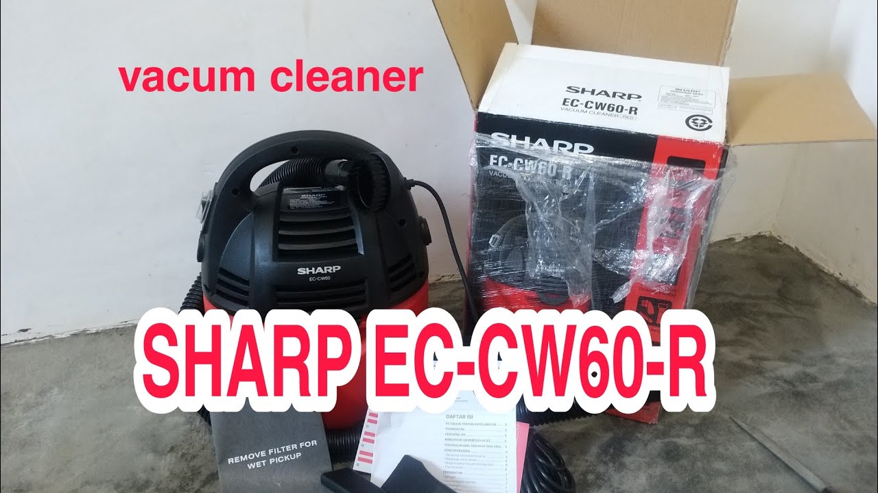 vacuum cleaner SHARP EC-CW60-R | unboxing & review ! - YouTube