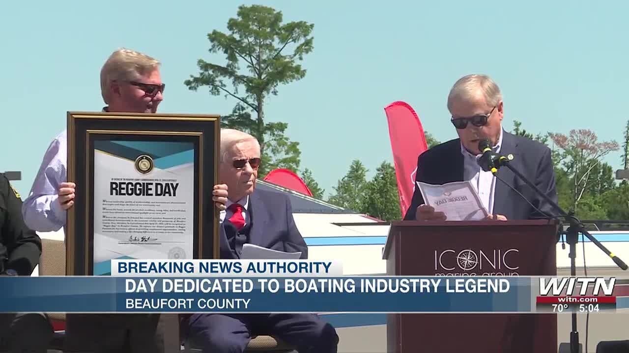 Reggie Day: A day dedicated to a local boating industry legend - YouTube
