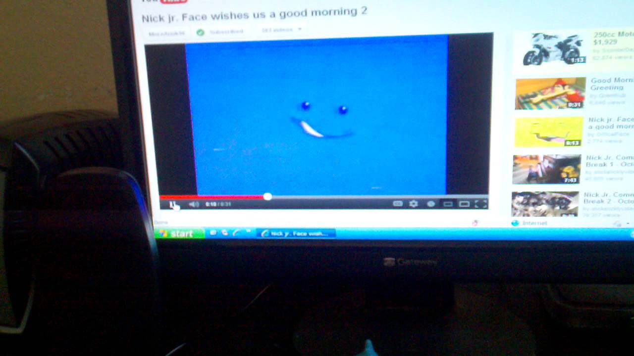 Nick jr face wishes us a good morning 2 - YouTube