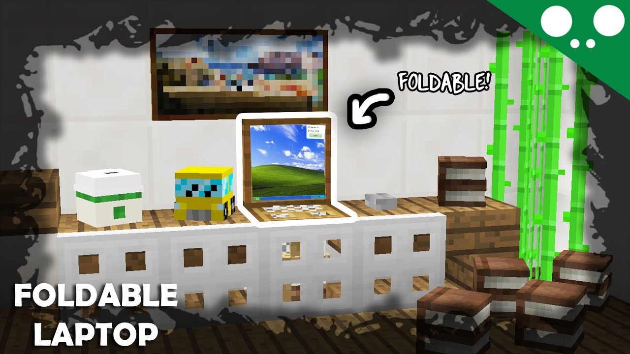 ͡° ͜ʖ ͡°)☞ Minecraft l How to make a foldable Laptop! - YouTube