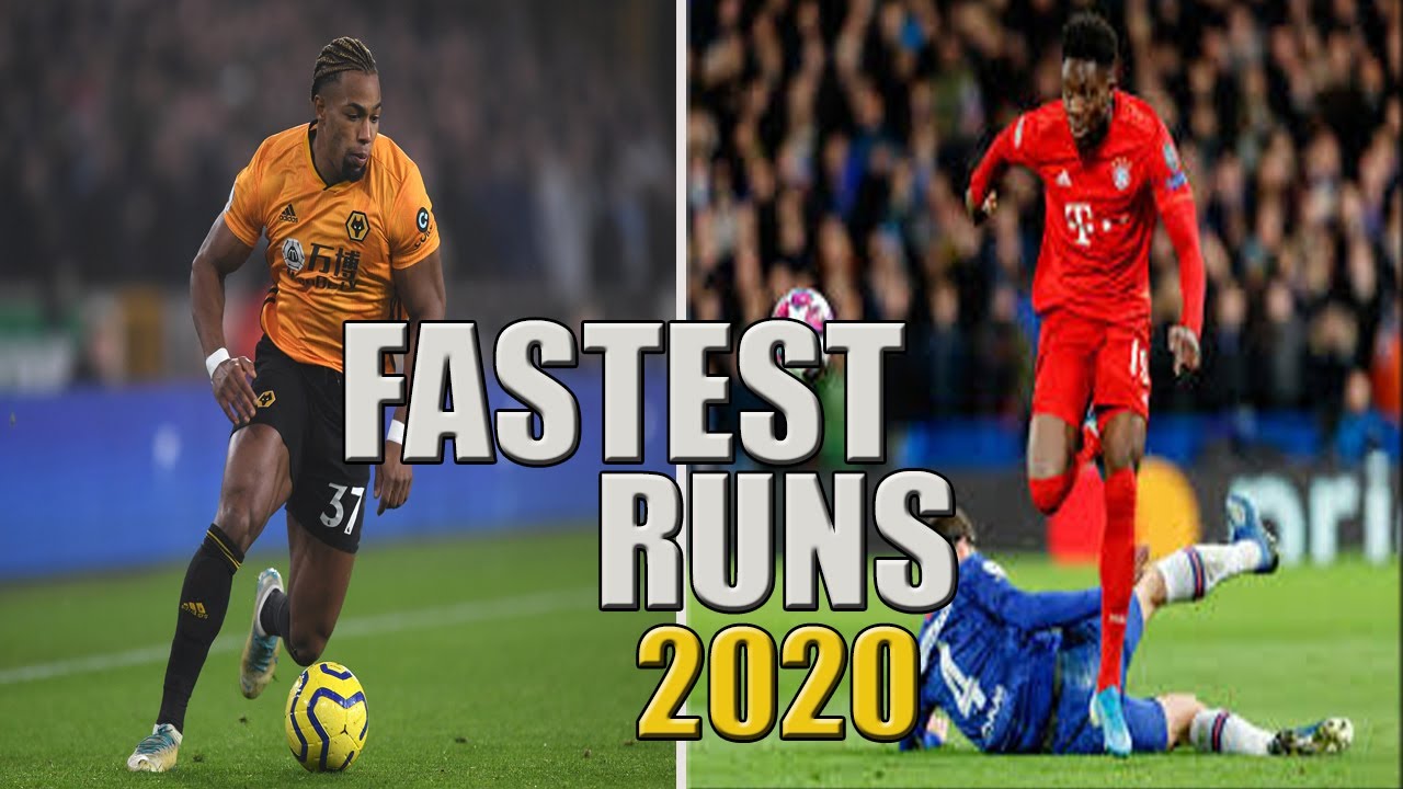 Fastest Runs & Amazing Sprints in Football 2020 - YouTube