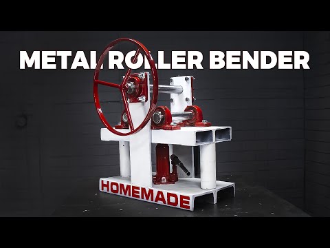 DIY Heavy Duty Metal Roller Bender - How to Build Roller Bender