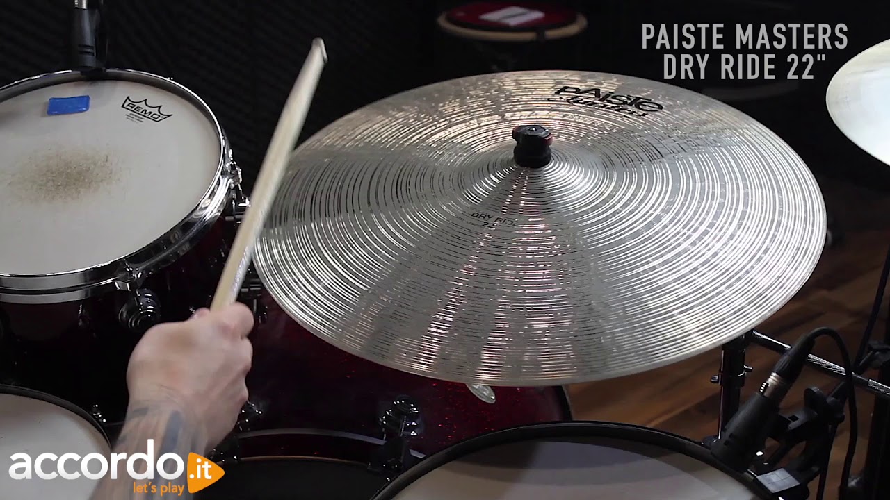 "Paiste: Masters Dry & Extra Dry Ride" - Test - YouTube