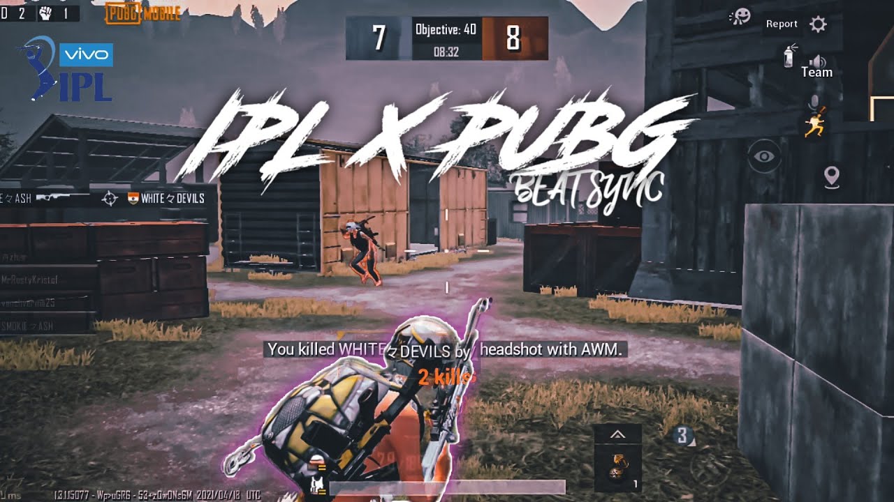 IPL x PUBG [IPL THEME BEAT SYNC] MONTAGE •YT ASH - YouTube