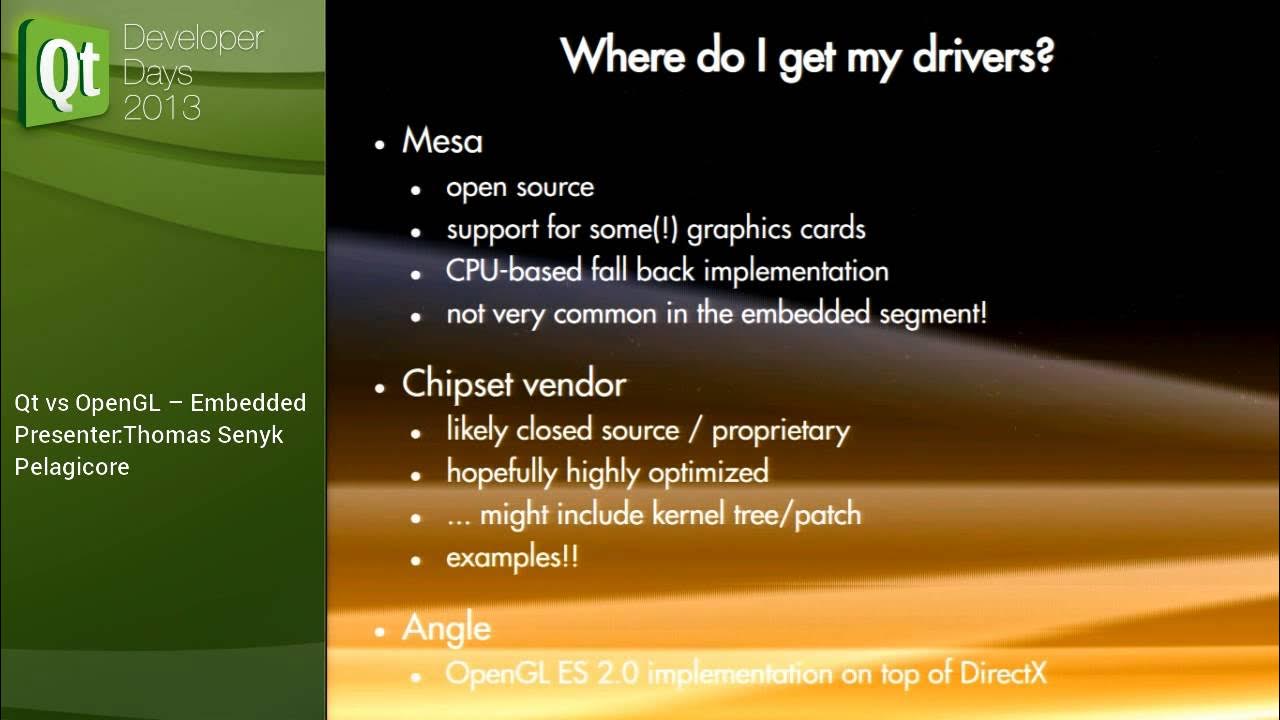 QtDD13 - Thomas Senyk - Qt vs OpenGL -- Embedded - YouTube