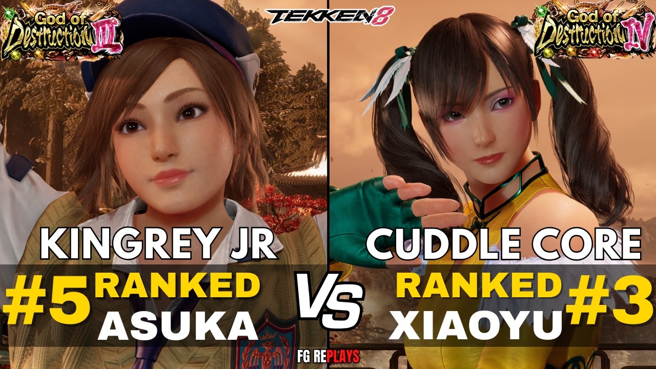TEKKEN 8 - Kingrey Jr (Asuka) vs Cuddle Core (Xiaoyu) - YouTube