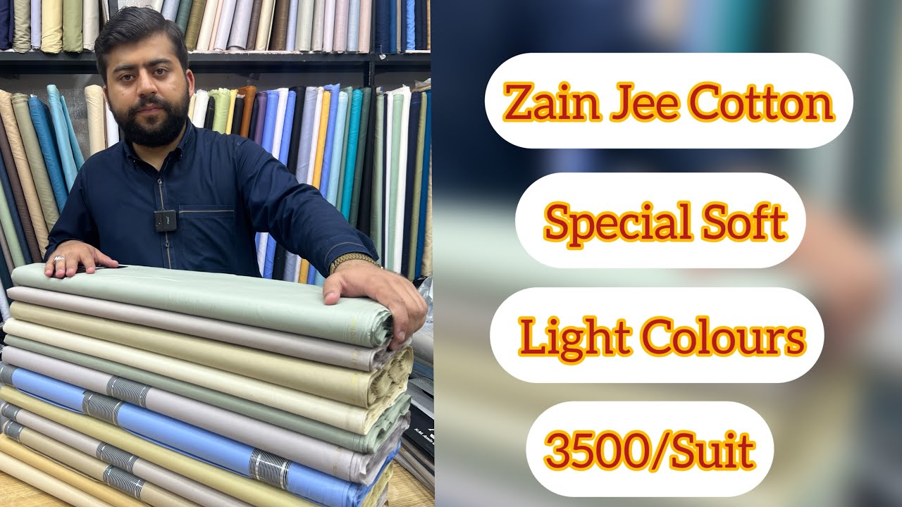 Special Soft Cotton by Zain Jee Fabrics | 03245008140 | 3500 - YouTube