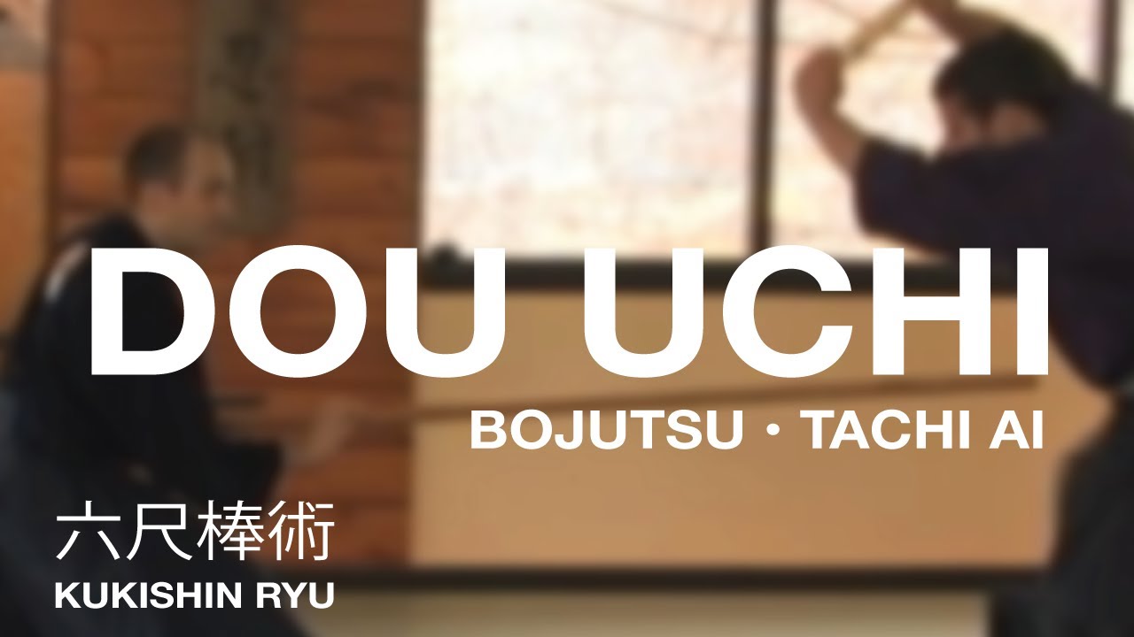 Bojutsu: Dou Uchi (Tachi Ai) 六尺棒術 Bojutsu basics against attack of ...
