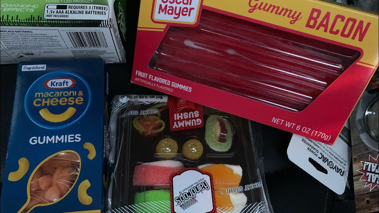 Eating Food Gummies - YouTube