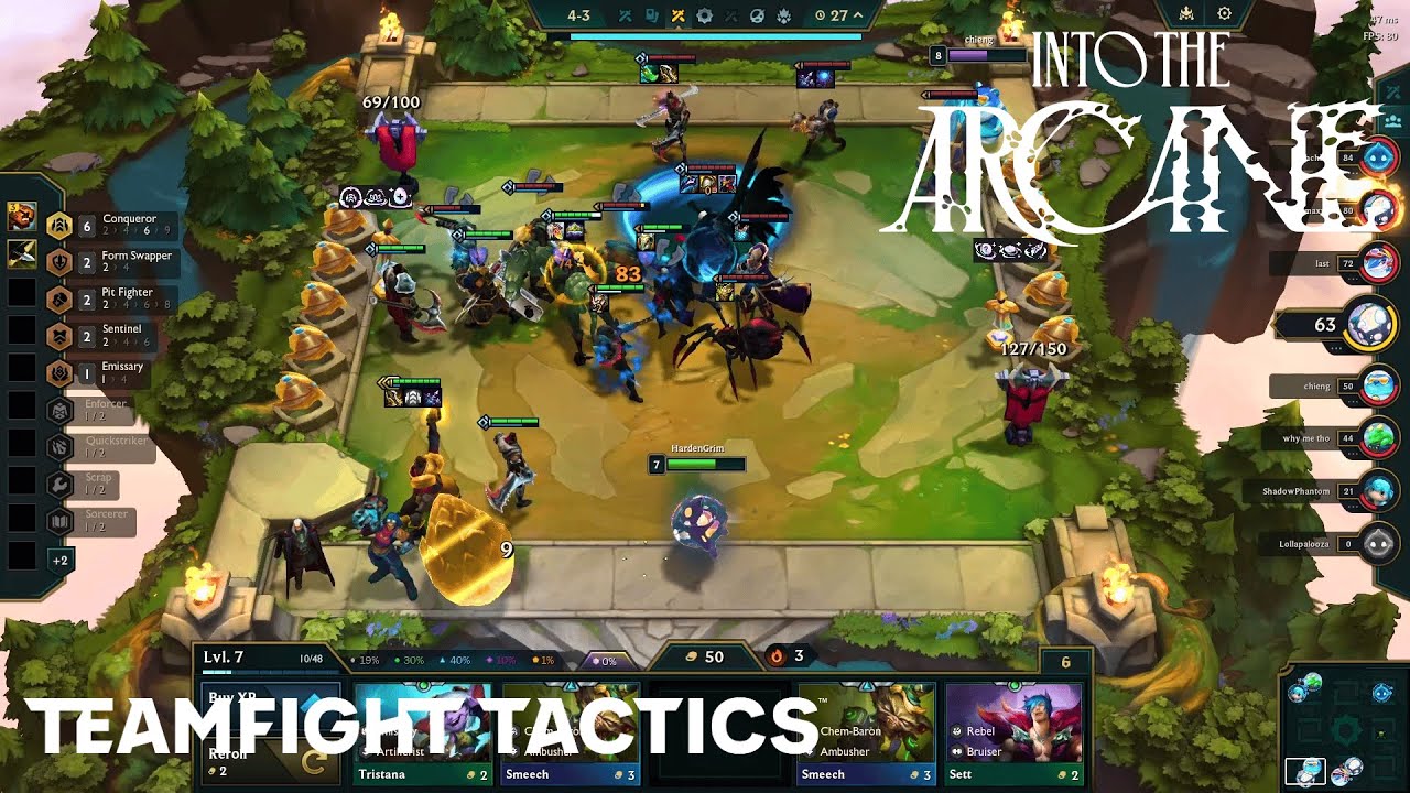 League TFT Gameplay (Set 13/Arcane Set) | Normal/Ranked Games #8 - YouTube