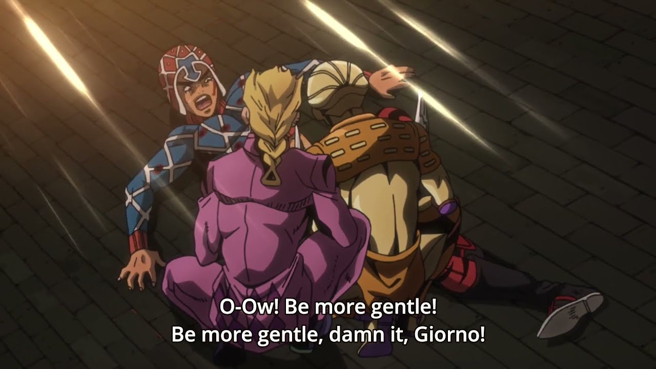 The gayest moment in JoJo - YouTube