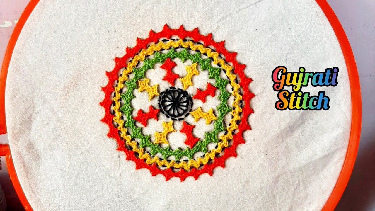 Learn complete Gujrati Stitch Step-by-step || Gujrati design for ...