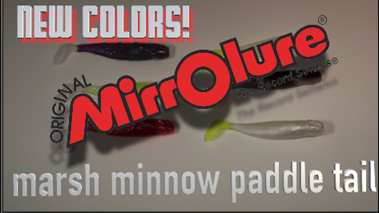 Mirrolure Marsh Minnow Paddle Tail NEW COLORS (FIRST LOOK) - YouTube