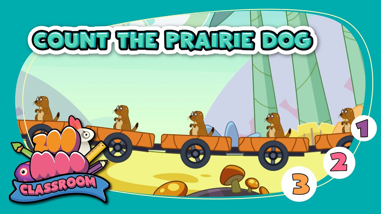 Count the Prairie Dog | ZooMoo | Math Time for Kids - YouTube