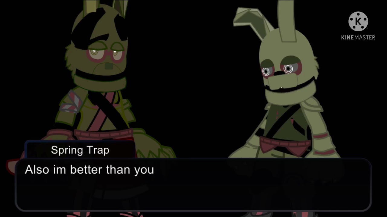Spring trap being mean to sprung trep 18 seconds(gacha club) - YouTube