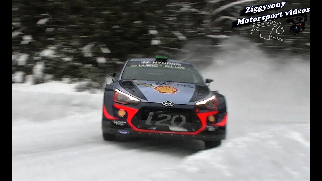 Rally Sweden 2018 highlights flat out ,full attack,ice&snow - YouTube