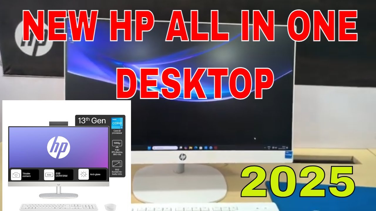 hp aio desktop pc latest version 2025. - YouTube