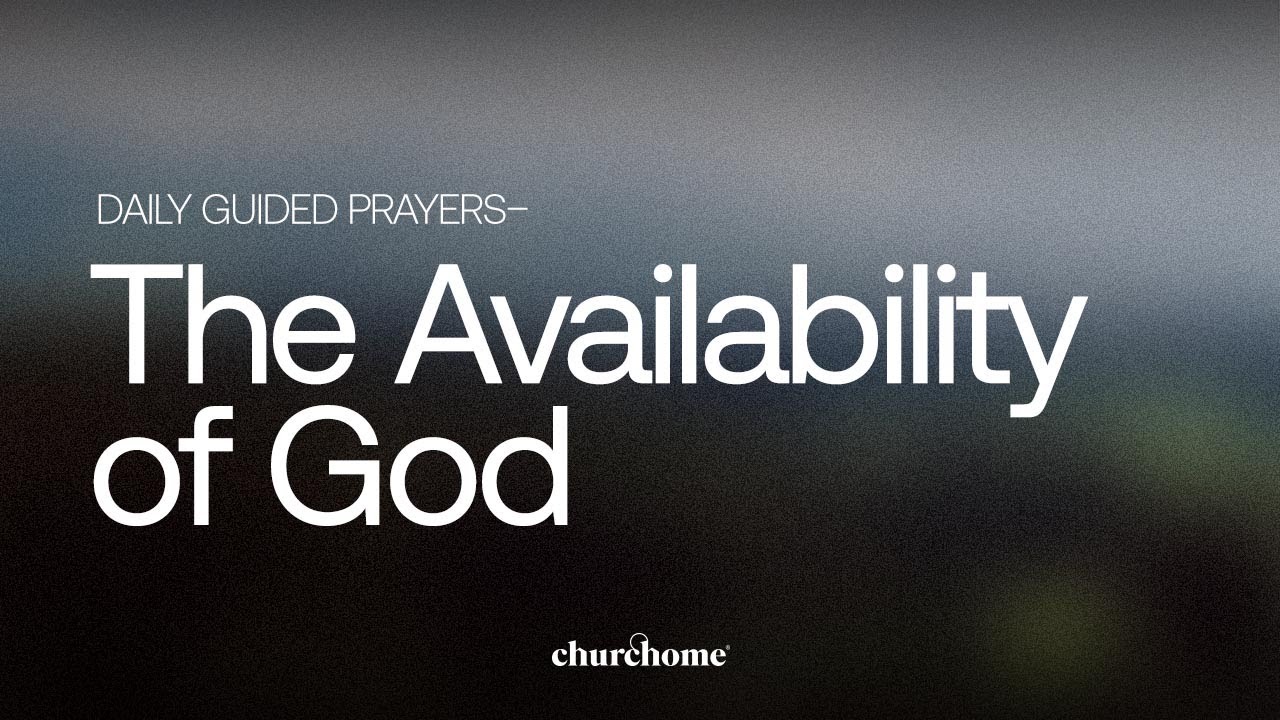 The Availability of God - YouTube