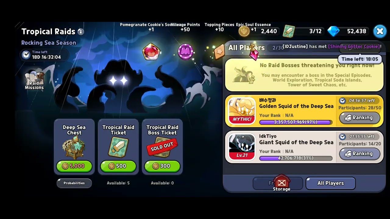 Tropical Raids: Deep Sea Chest & Golden Squid of the Deep Sea ...