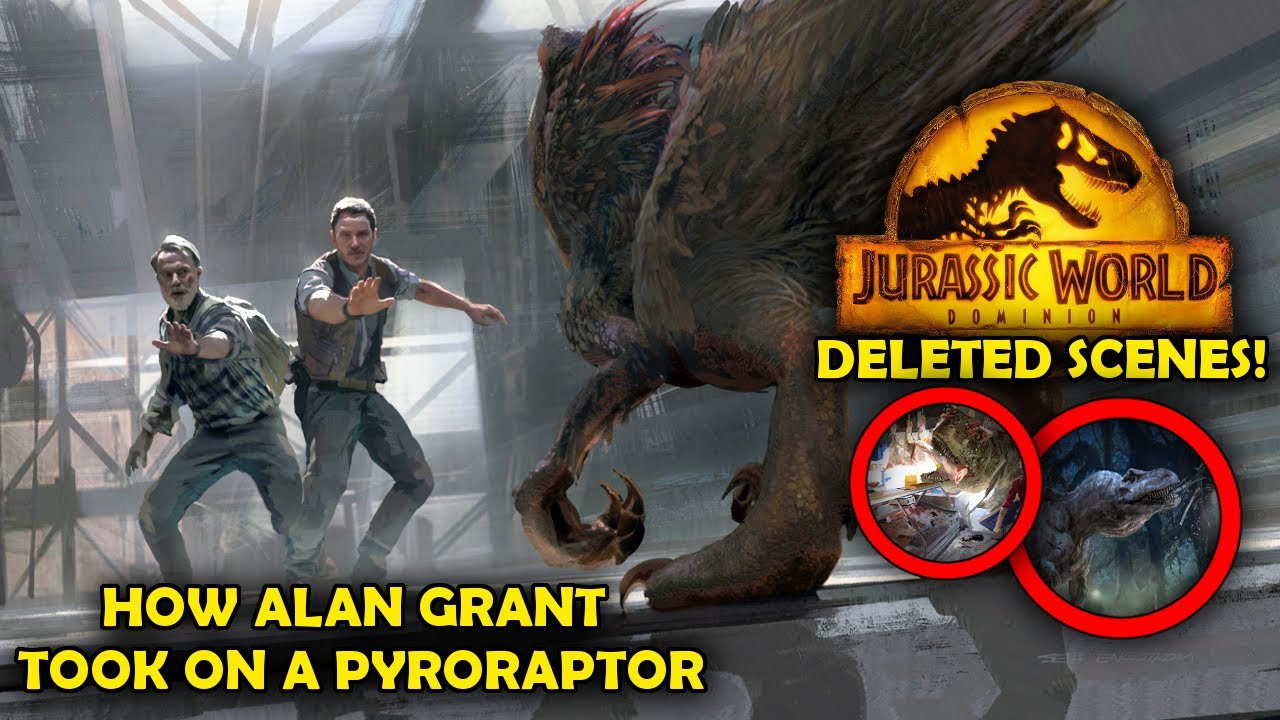 HOW ALAN GRANT WAS SUPPOSED TO FACE OFF WITH A PYRORAPTOR IN JURASSIC ...