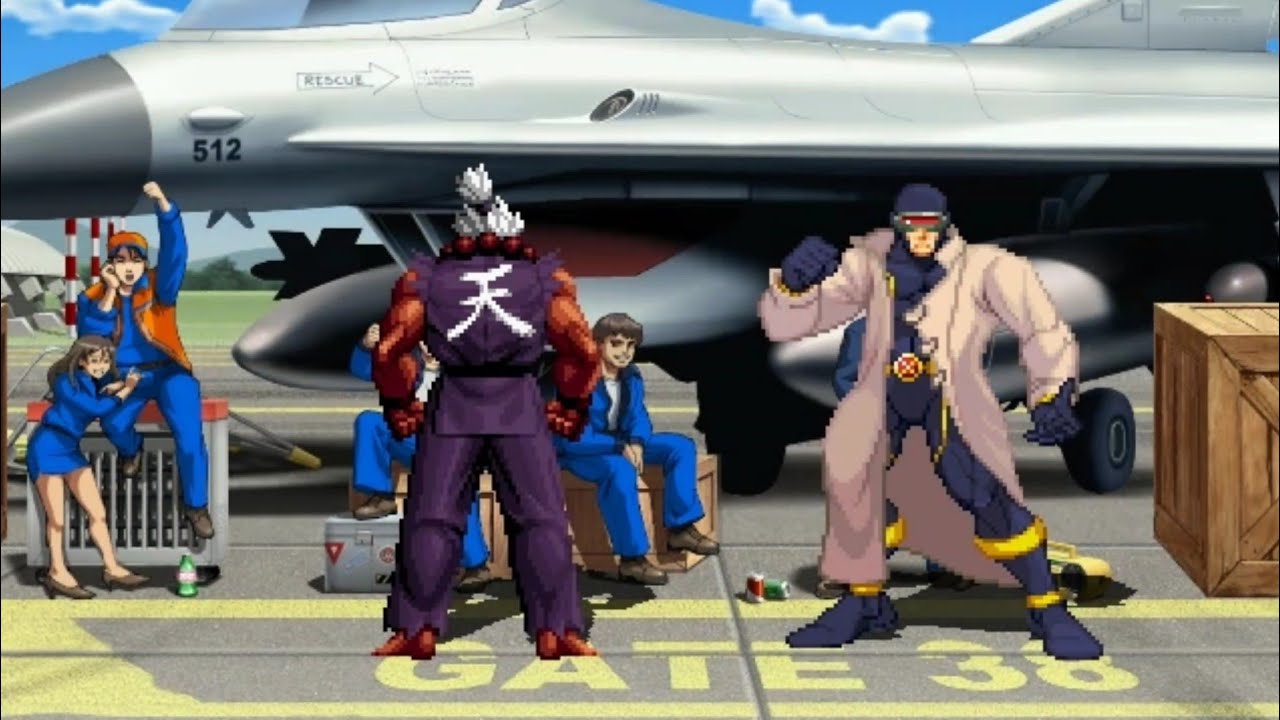 SHIN AKUMA vs CYCLOPS - VERY INCREDIBLY EXCITING FIGHT ! - YouTube