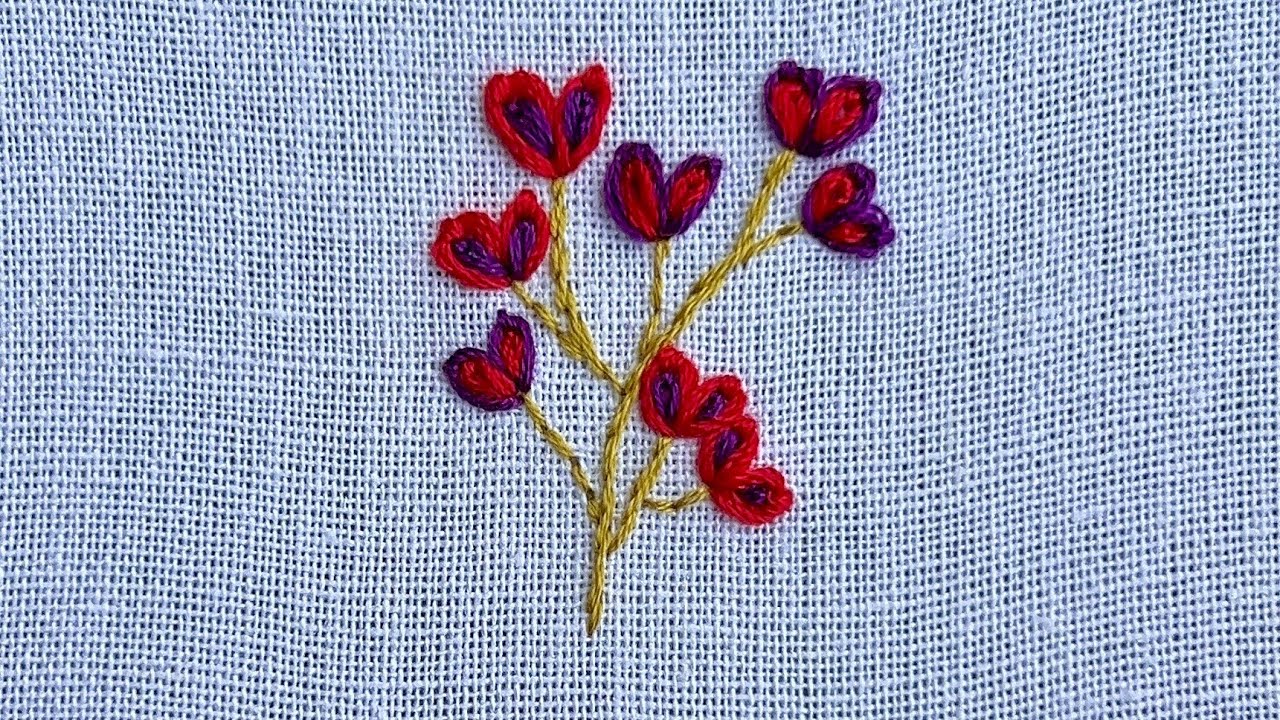 Small cute embroidery designs. Embroidery ideas. Flower hand embroidery ...