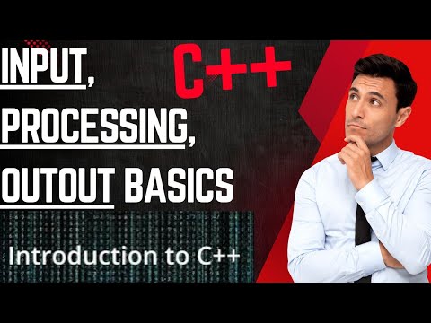 Input, processing, and output basics | preparing to code - YouTube