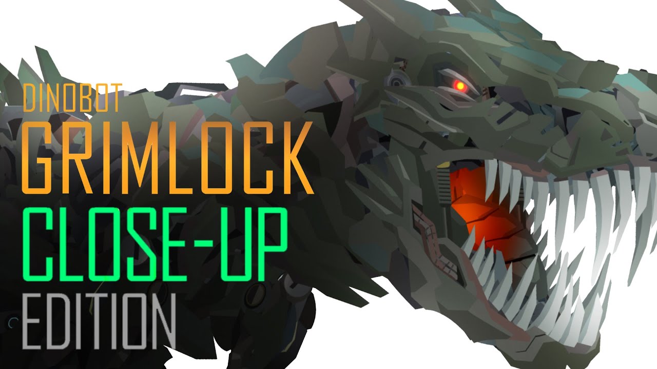 Dinobot GRIMLOCK [Close-up Edition] - Transformers Short Series - YouTube