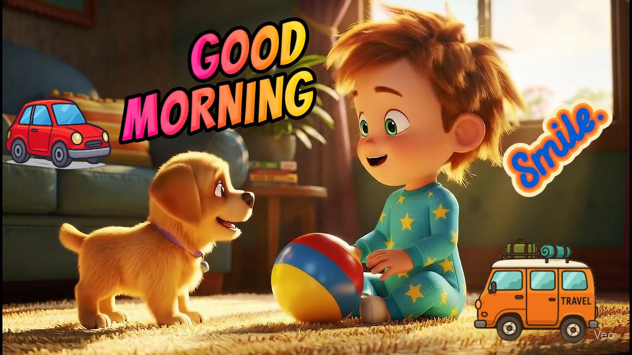 🌞 Good Morning Song for Kids | Wake Up and Sing with Sam | Morning ...
