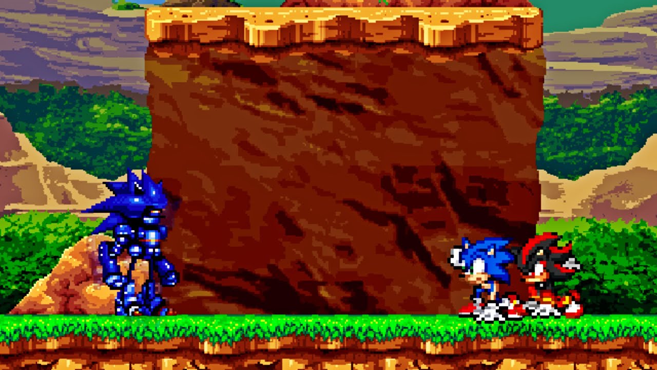 Mecha Sonic SOLOS Sonic and Shadow (SSF2 Mods) - YouTube