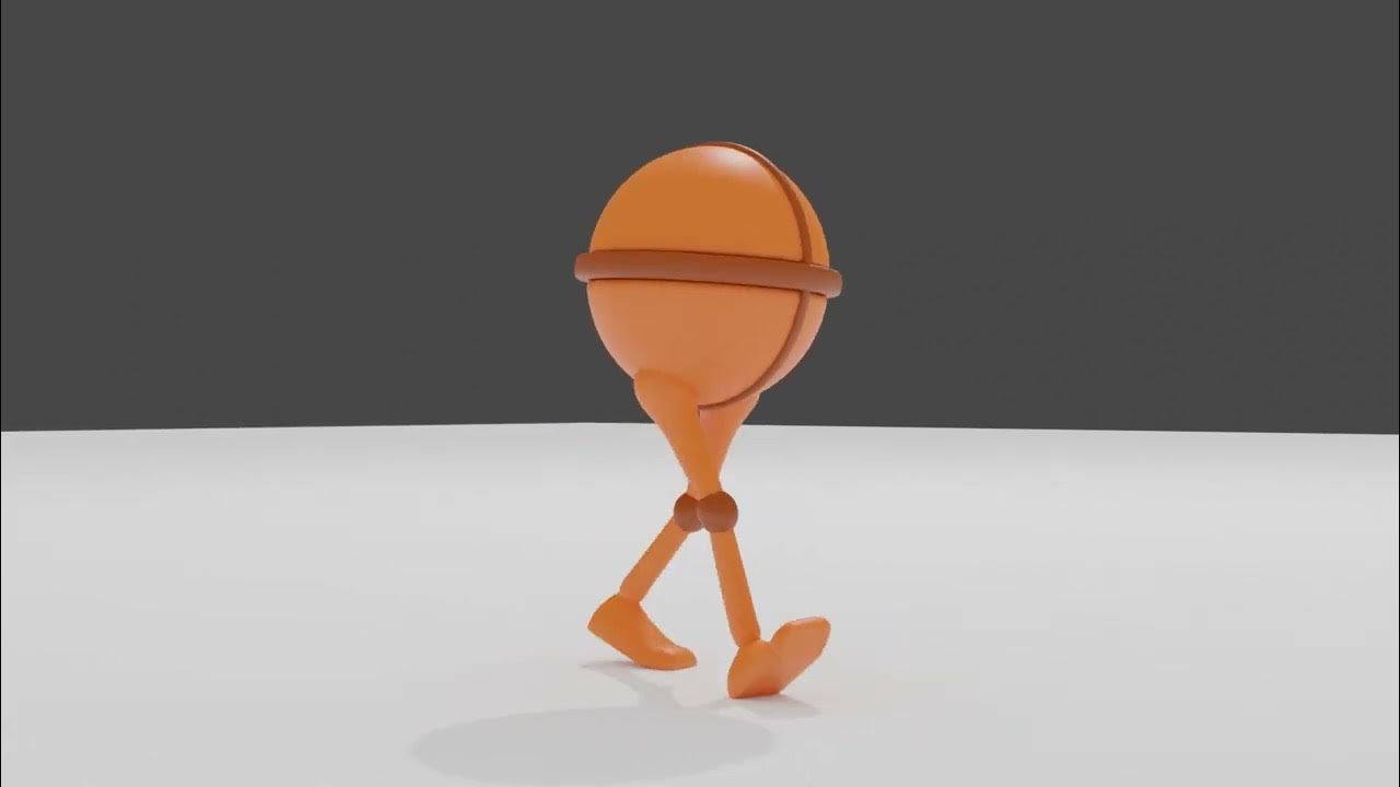 Blender Ball Walk Cycle Animation - YouTube