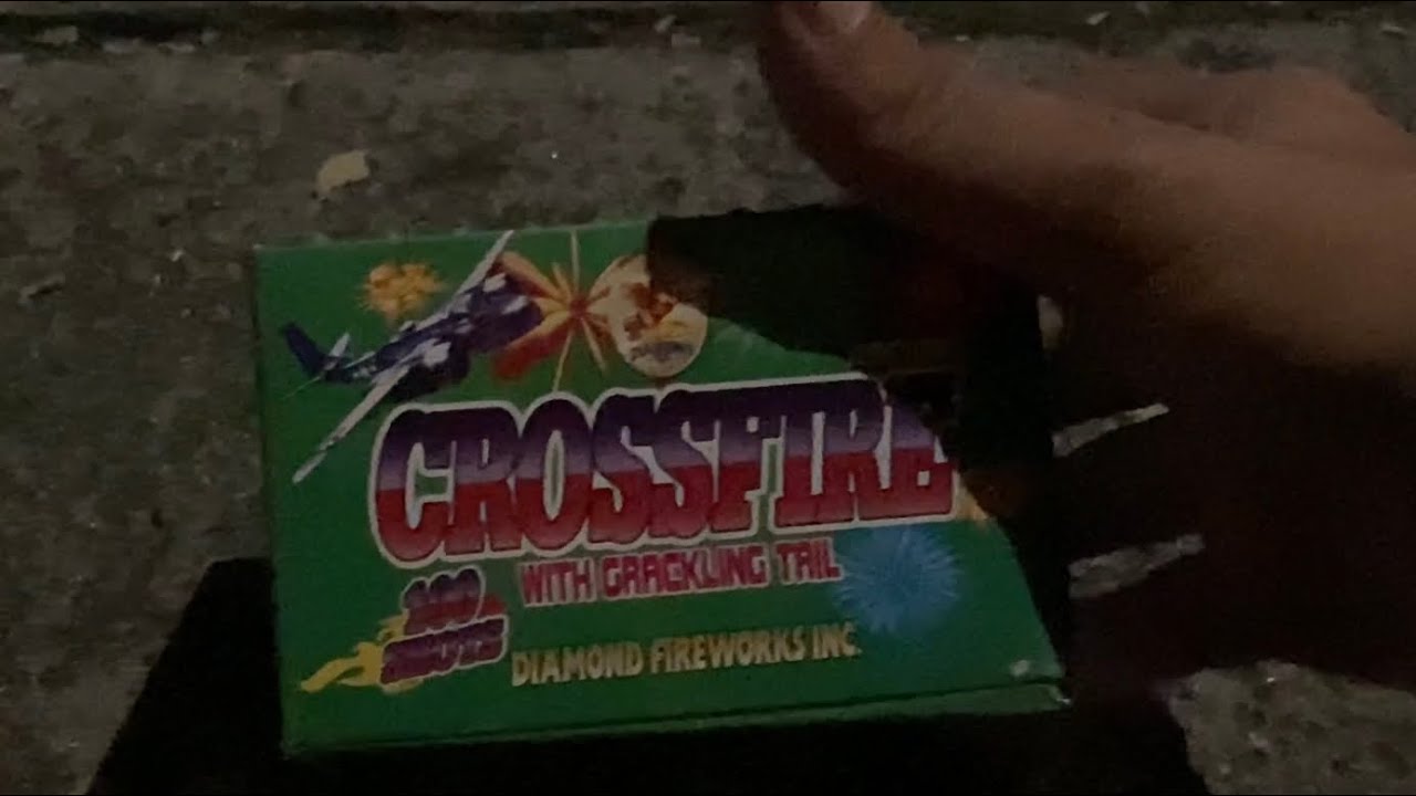 Crossfire 100 Shots (Diamond Fireworks) - YouTube