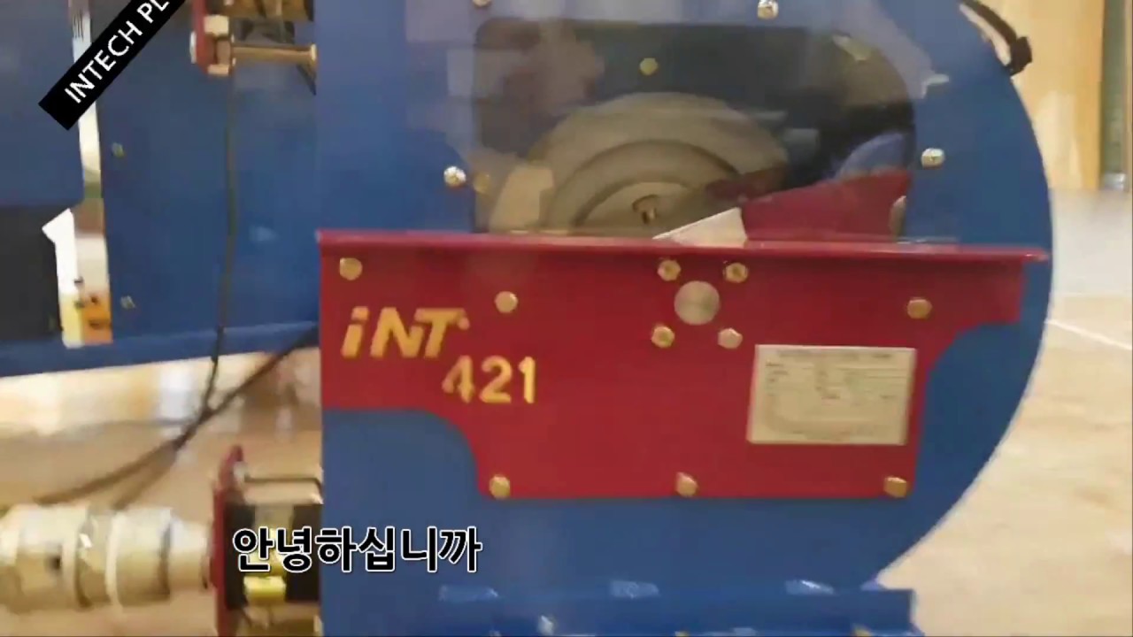 [INTECH+] HOSE PUMP (120L믹서기 + INT-421 + 숏크리트 연동영상) -인테크플러스- - YouTube
