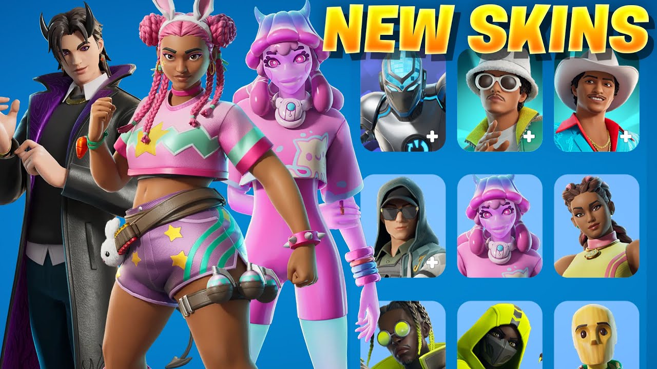All New Leaked Fortnite Summer Skins And Emotes Youtube