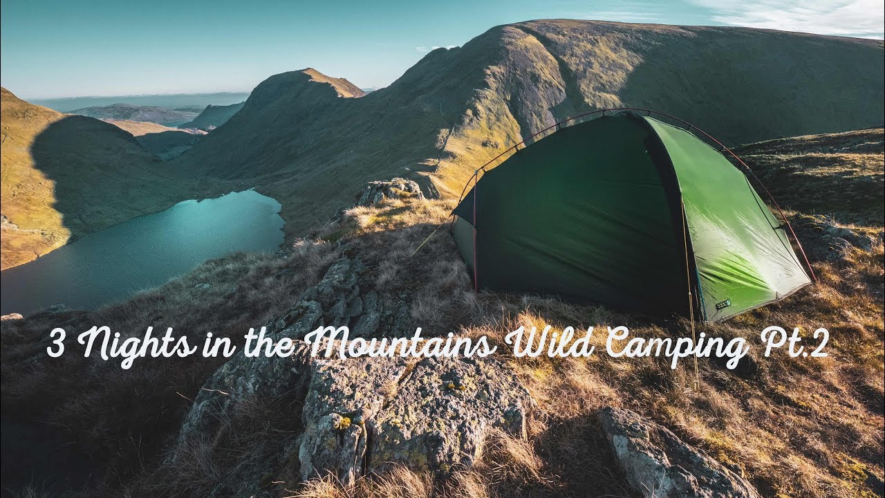 Wild Camping in the Mountains Pt.2 (Terra Nova Southern Cross tent in ...