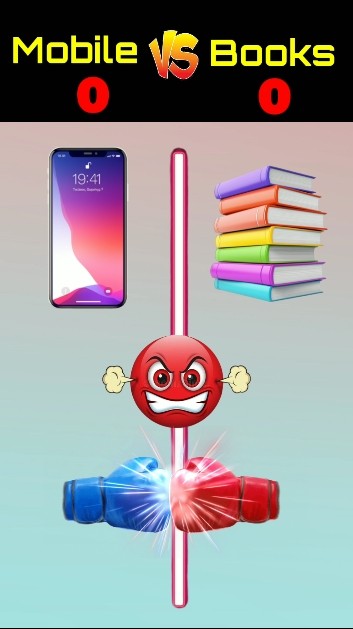 Mobile Vs Books || comparison video || #facts #funny #shorts # ...